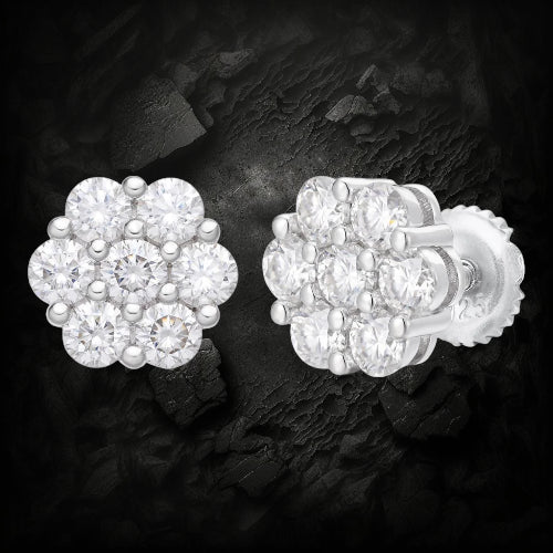 Men's and Women's Iced Out Rapper and Hip Hop Earrings | Harlem Bling ...
