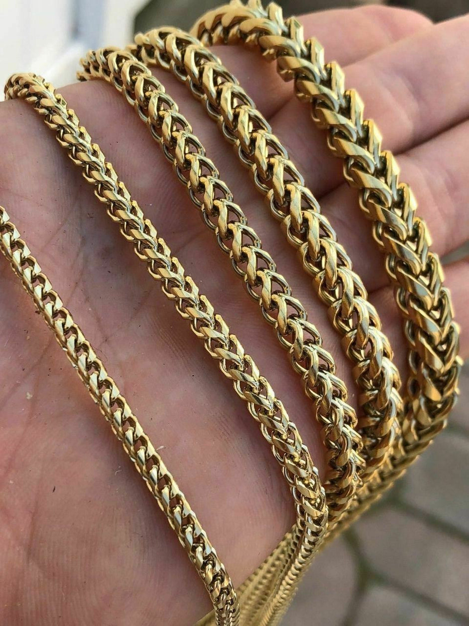 Franco Chain - Iced Out Franco Gold Chain | Harlem Bling – Harlembling