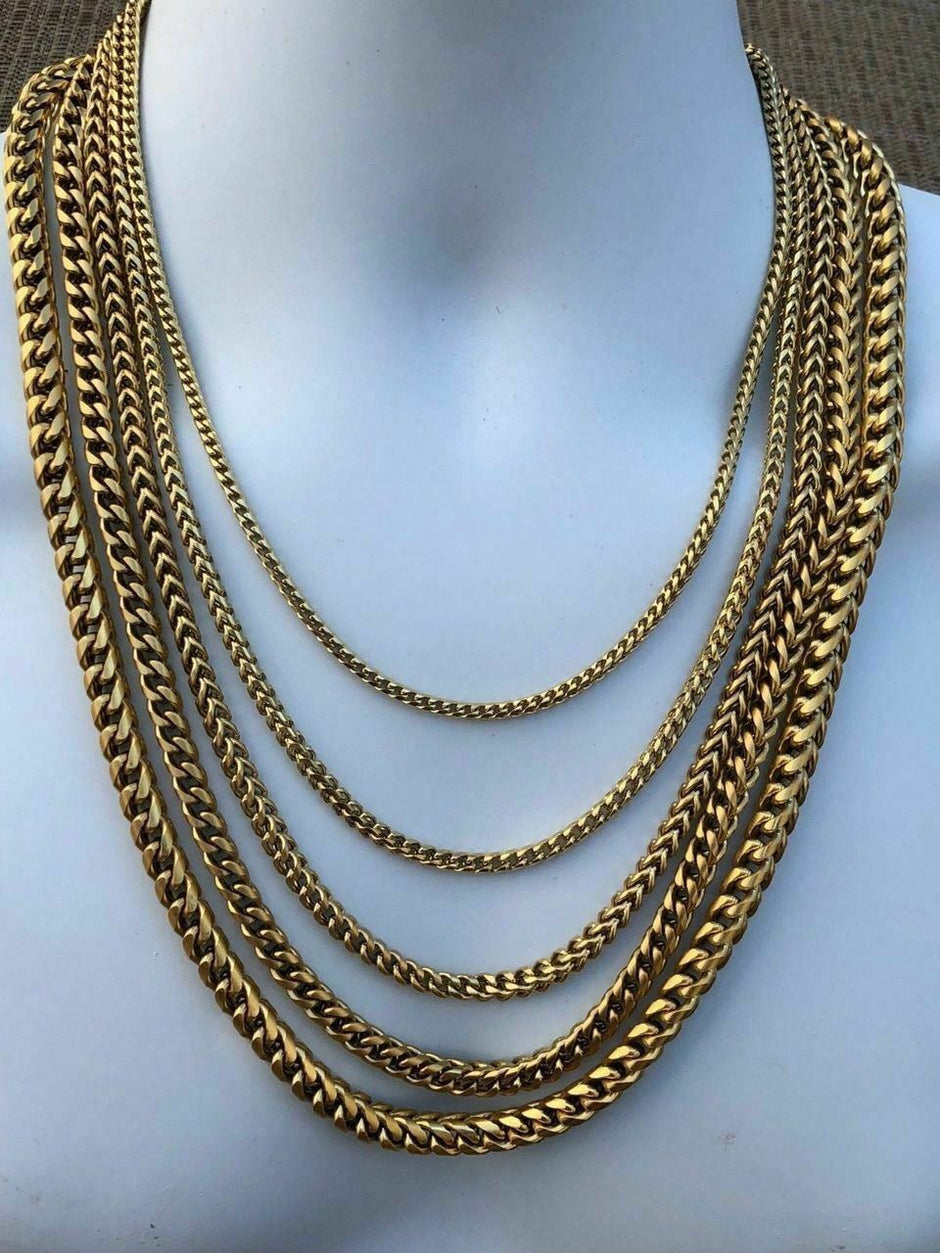 Franco Chain - Iced Out Franco Gold Chain | Harlem Bling – Harlembling