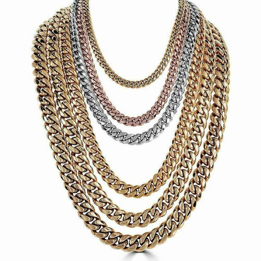 Mens Miami Cuban Link Chain | Harlem Bling – Harlembling