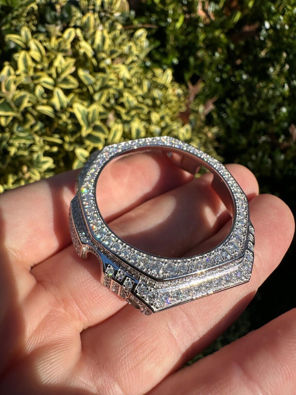 MOISSANITE Iced BEZEL Kit To Ice Out Casio G Shock GA-2100 Watch - G ...